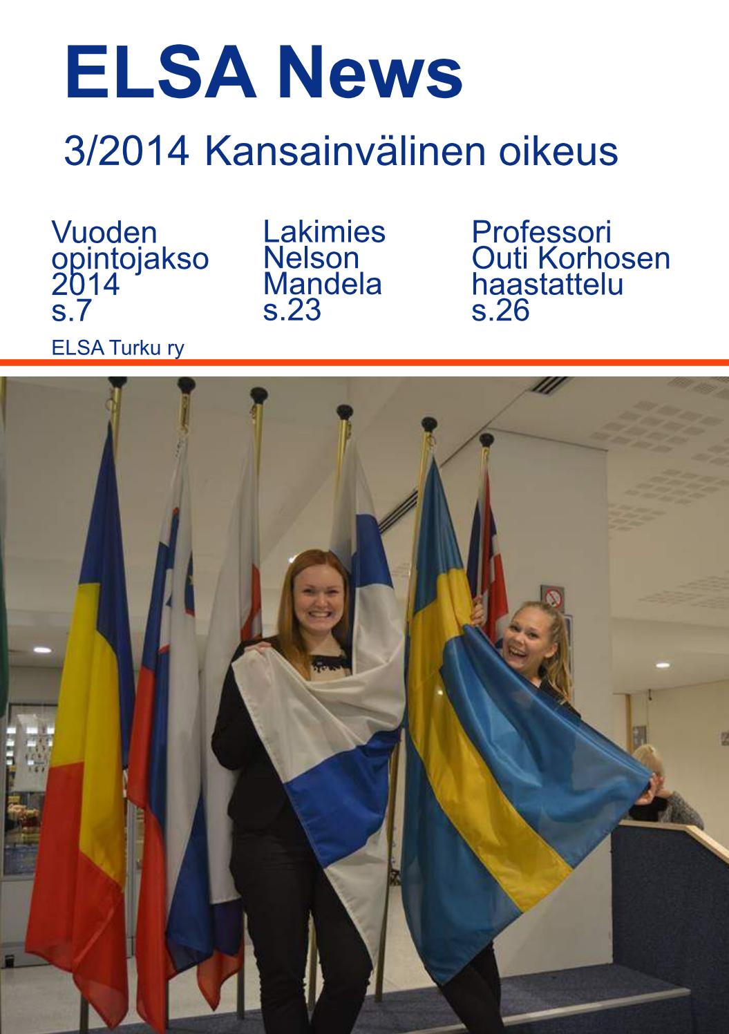 ELSA News 3/2014 by ELSA Turku - Issuu