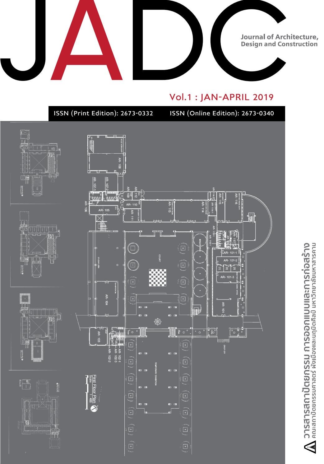 JADC (Vol.1 January - April 2019) by Werapon Chiemvisudhi - Issuu