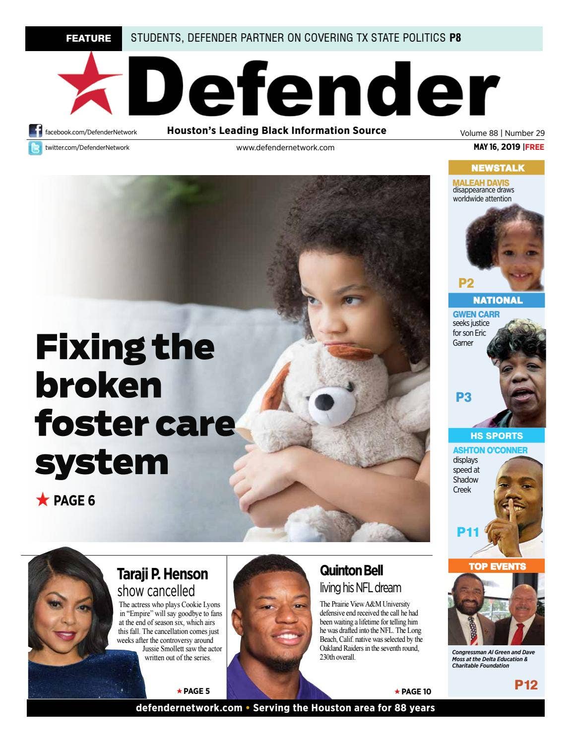 Houston Defender: May 16, 2019 by Defender Media Group |DefenderNetwork ...