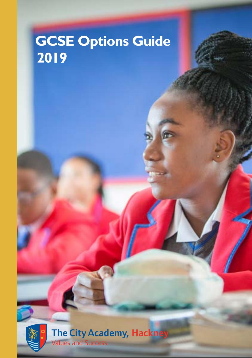 GCSE Options Guide 2019 by The City Academy, Hackney - Issuu