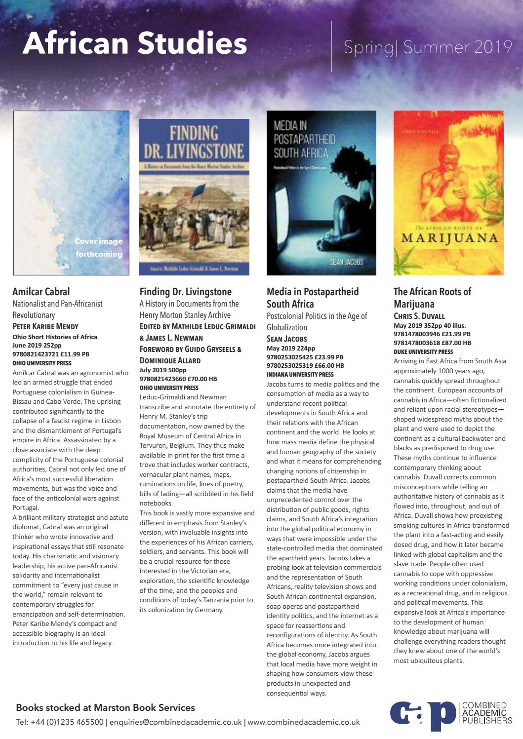 African Studies - S19 by Mare Nostrum Group - Issuu