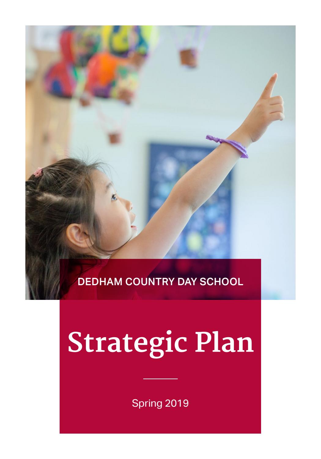Dedham Country Day School Strategic Plan Spring 2019 by Leslie Bowen - Issuu
