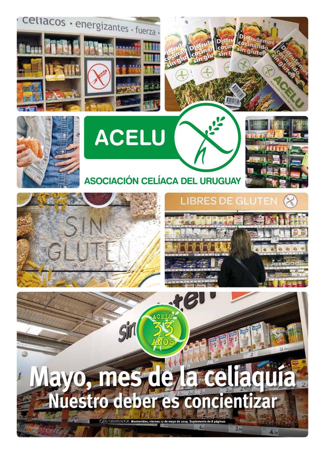 Suplemento ACELU - Día del Celíaco 2019 by Portal El Observador - Issuu