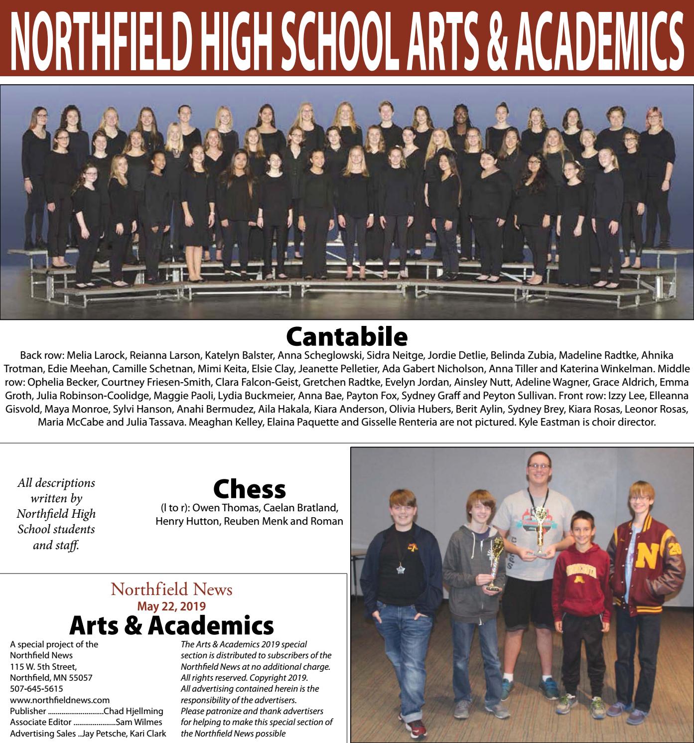 Northfield Arts and Academics 2019 by Kate Noet - Issuu