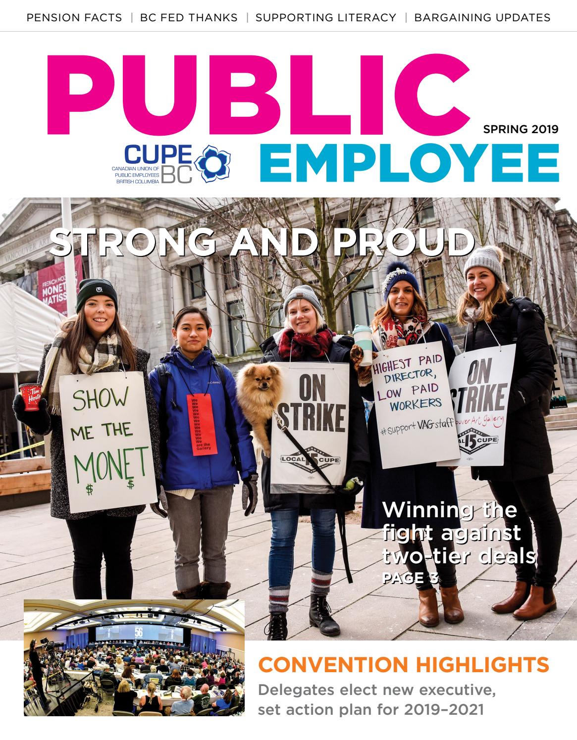 Public Employee Spring 2019 by CUPE BC - Issuu