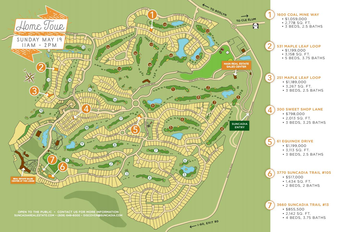 April Virtual Home Tour Map by - Page 1 Thumb Large suncadia map
