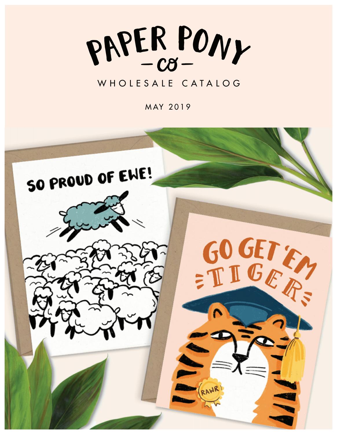 Paper Pony Co. Wholesale Catalog by Paper Pony Co. - Issuu