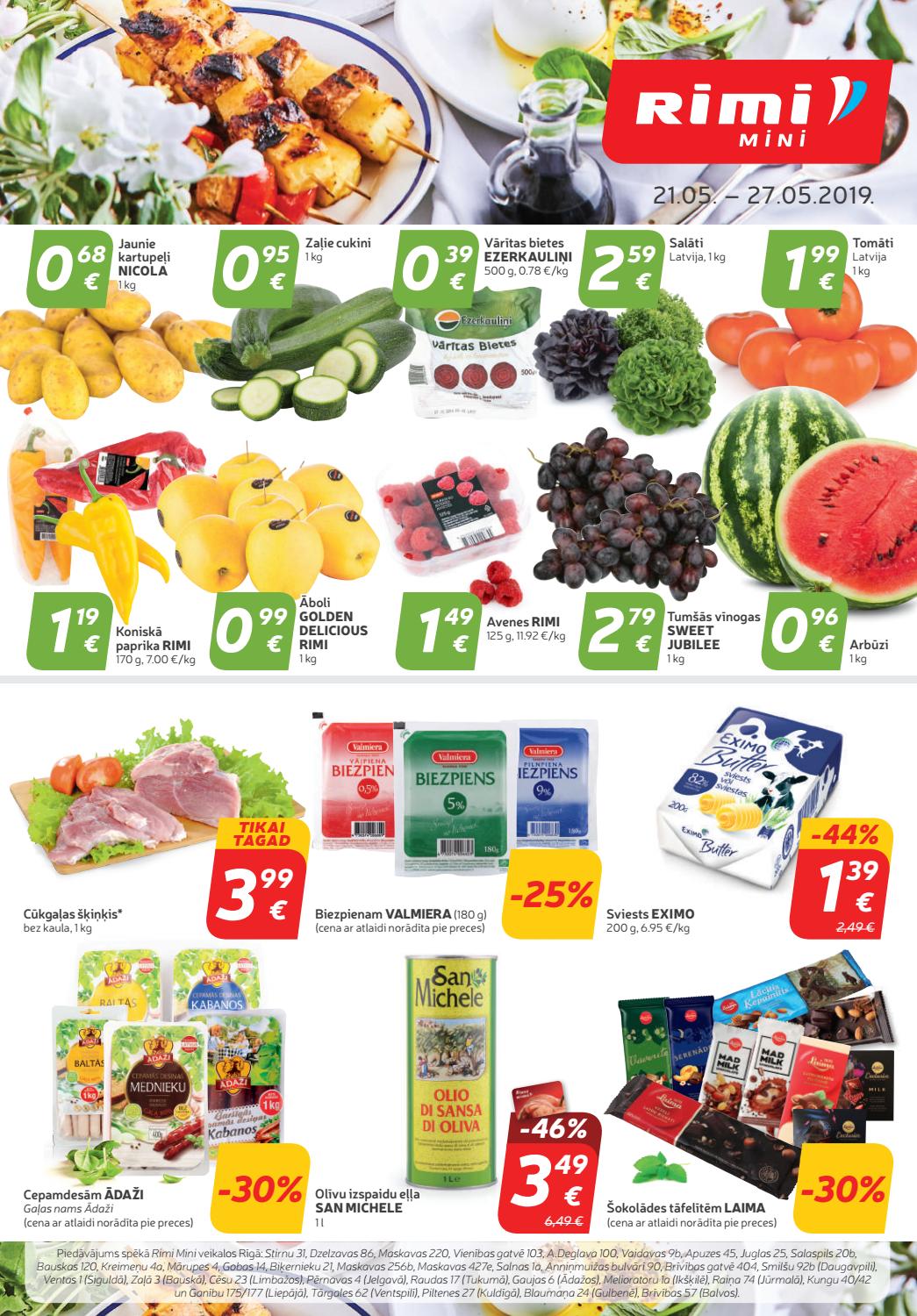 Rimi Mini piedāvājums (21.05.-27.2019.) by Rimi - Issuu