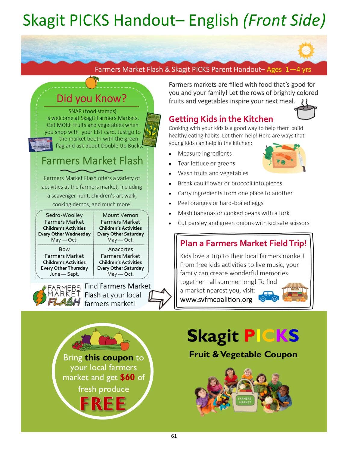 Farmers Market Flash Toolkit by WSU Skagit Extension - Issuu