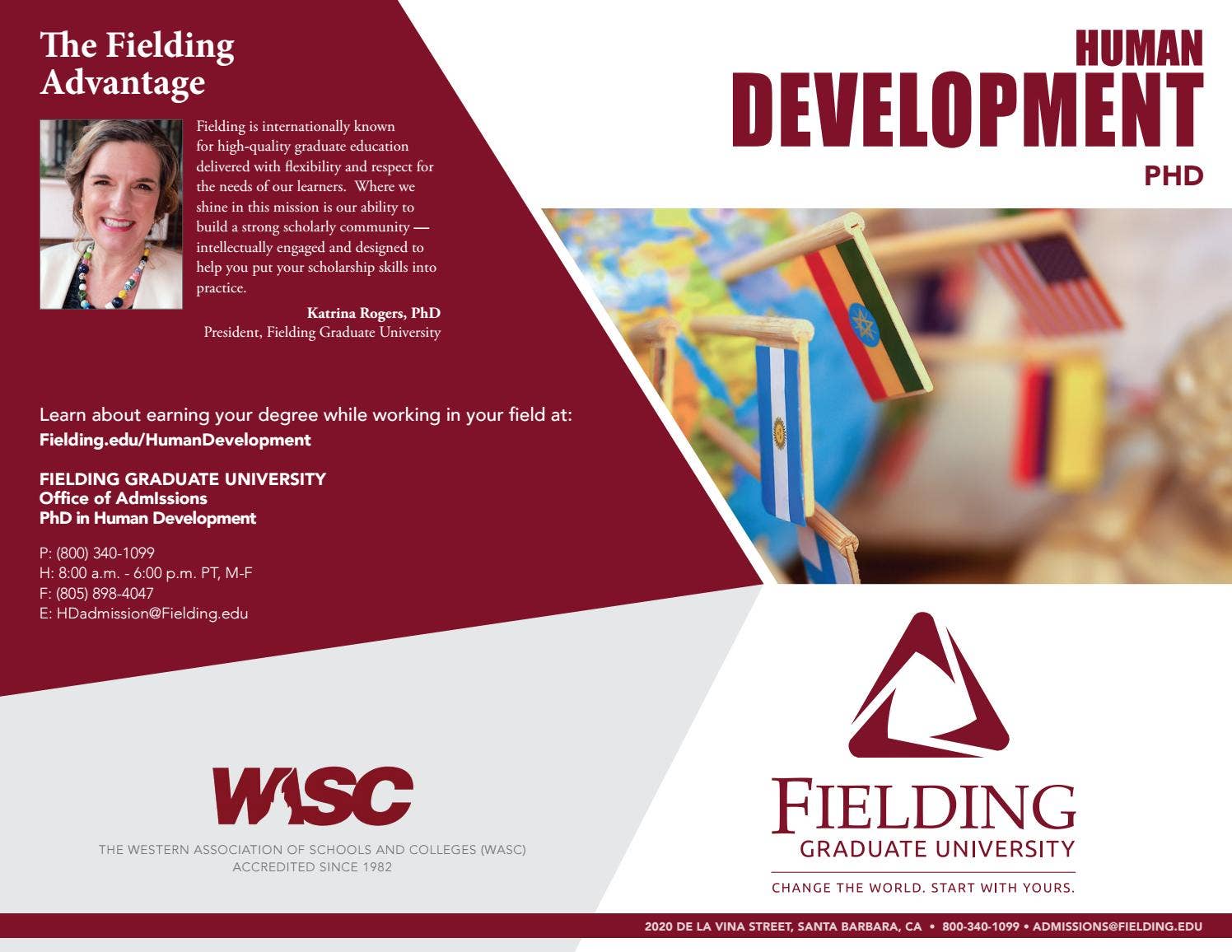PhD, Human Development Program Brochure by Fielding Graduate University ...