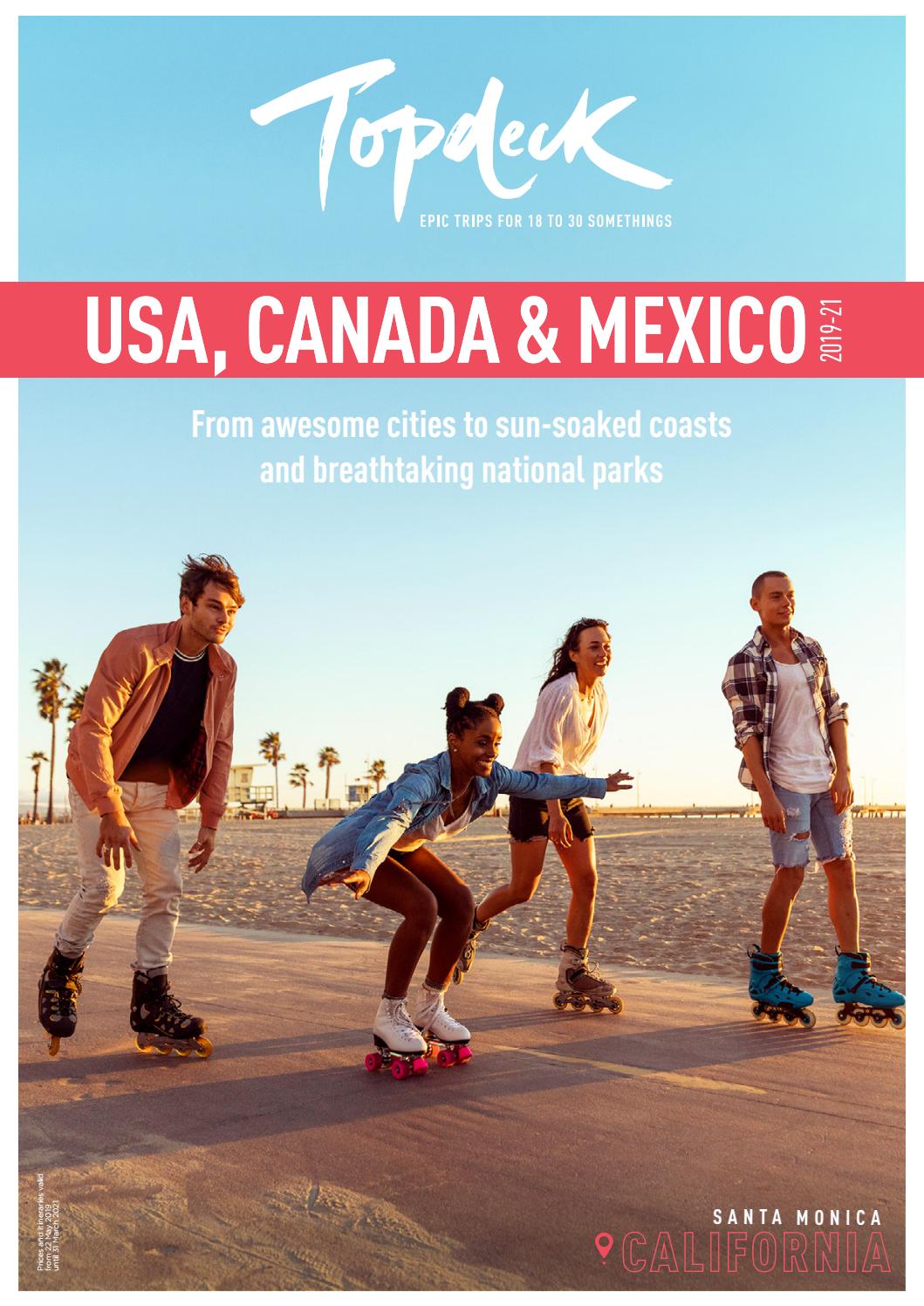 (CAD) Topdeck | USA, Canada & Mexico 2020-21 by Topdeck Travel - Issuu