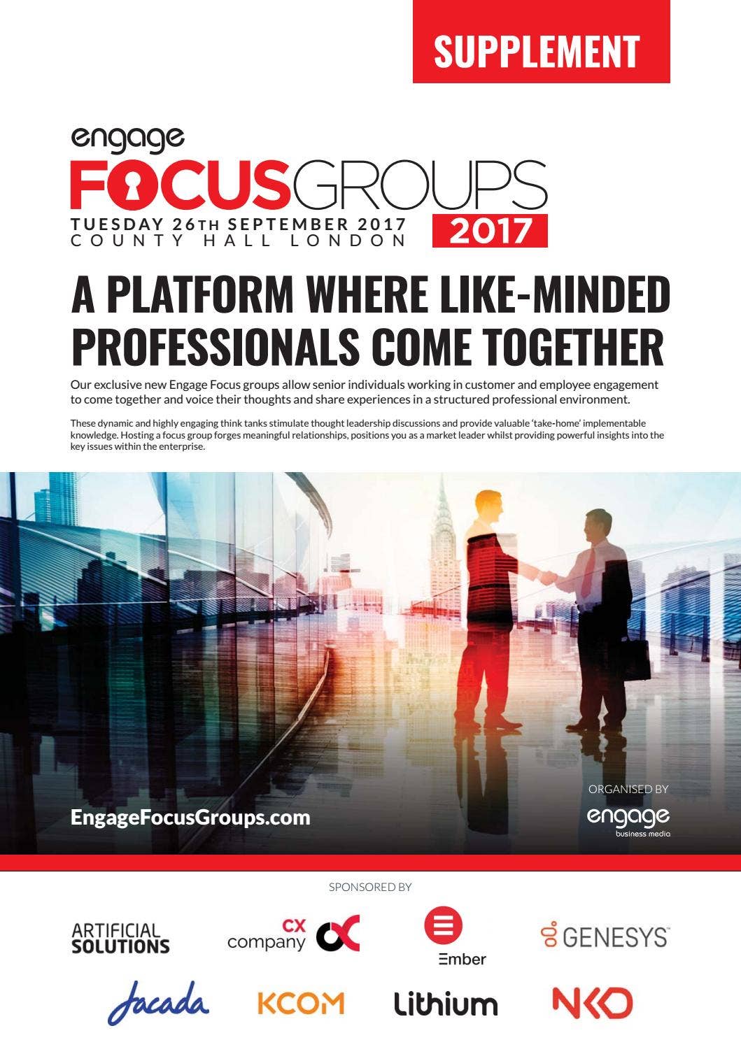 2017 Engage Focus Groups Supplement by Engage Business Media - Issuu