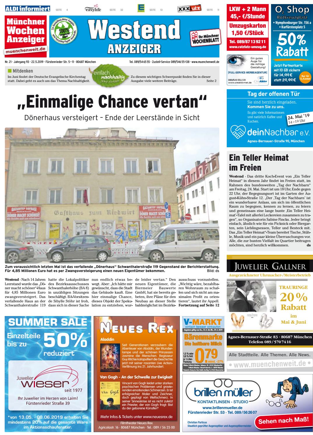 KW 21-2019 by Wochenanzeiger Medien GmbH - Issuu