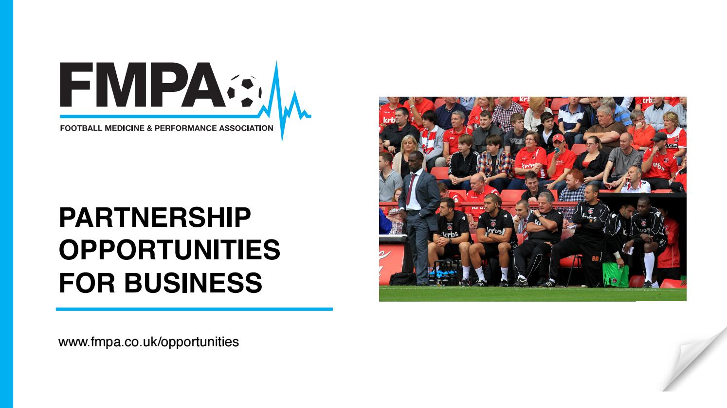 FMPA Commercial Business Partnership Opportunities by Football Medicine ...