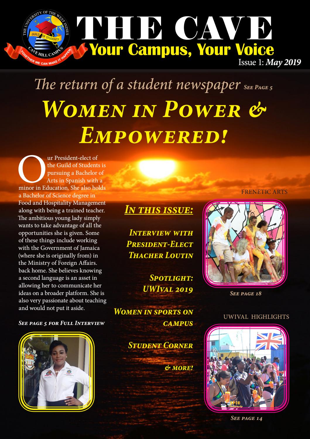 The Cave May 2019 by UWI Cave Hill Guild of Students - Issuu