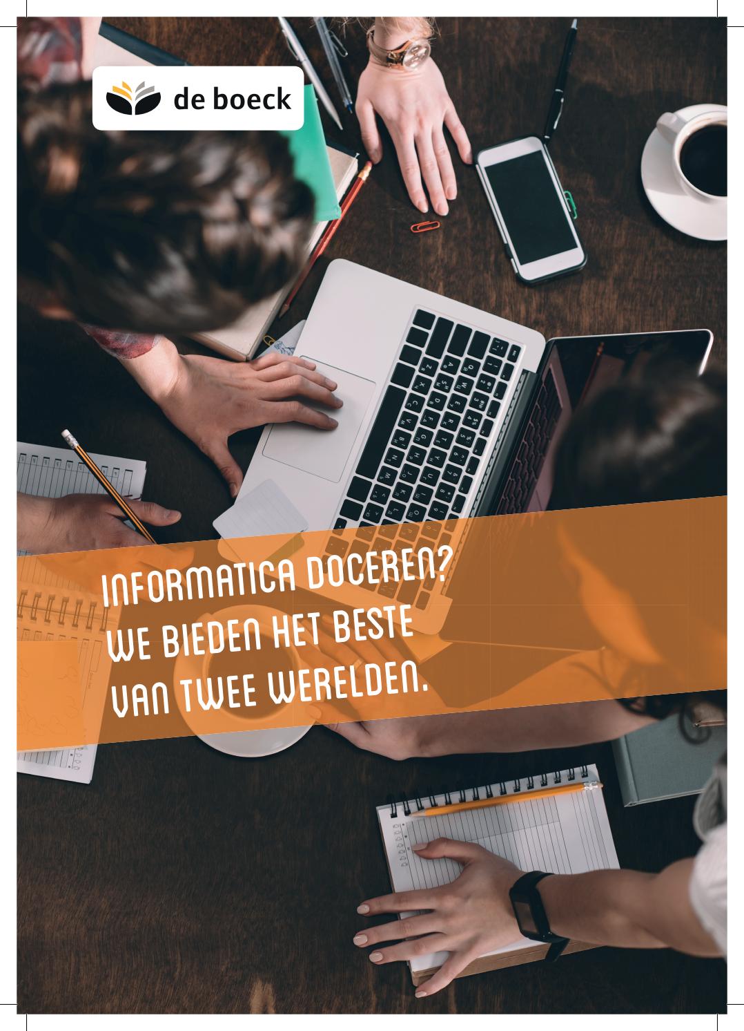 Folder informatica - De Boeck by VAN IN - Issuu