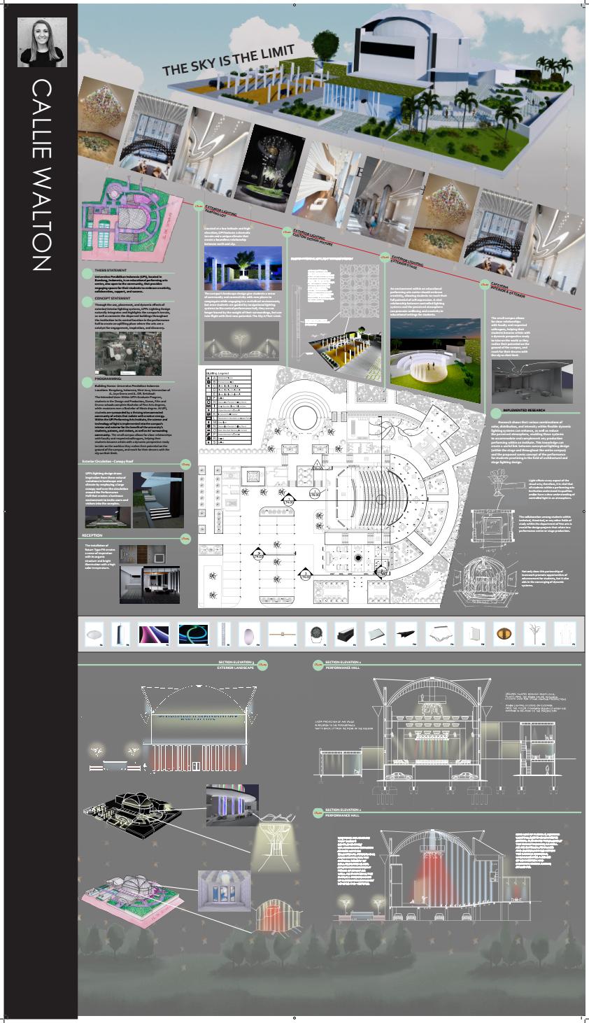 Senior Architectural Lighting Design Thesis Board by Callie Walton ...