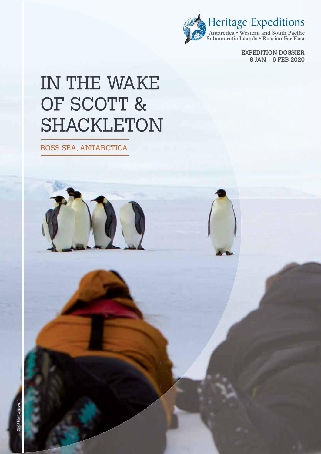 In the Wake of Scott and Shackleton - Heritage Expeditions 2020 by ...