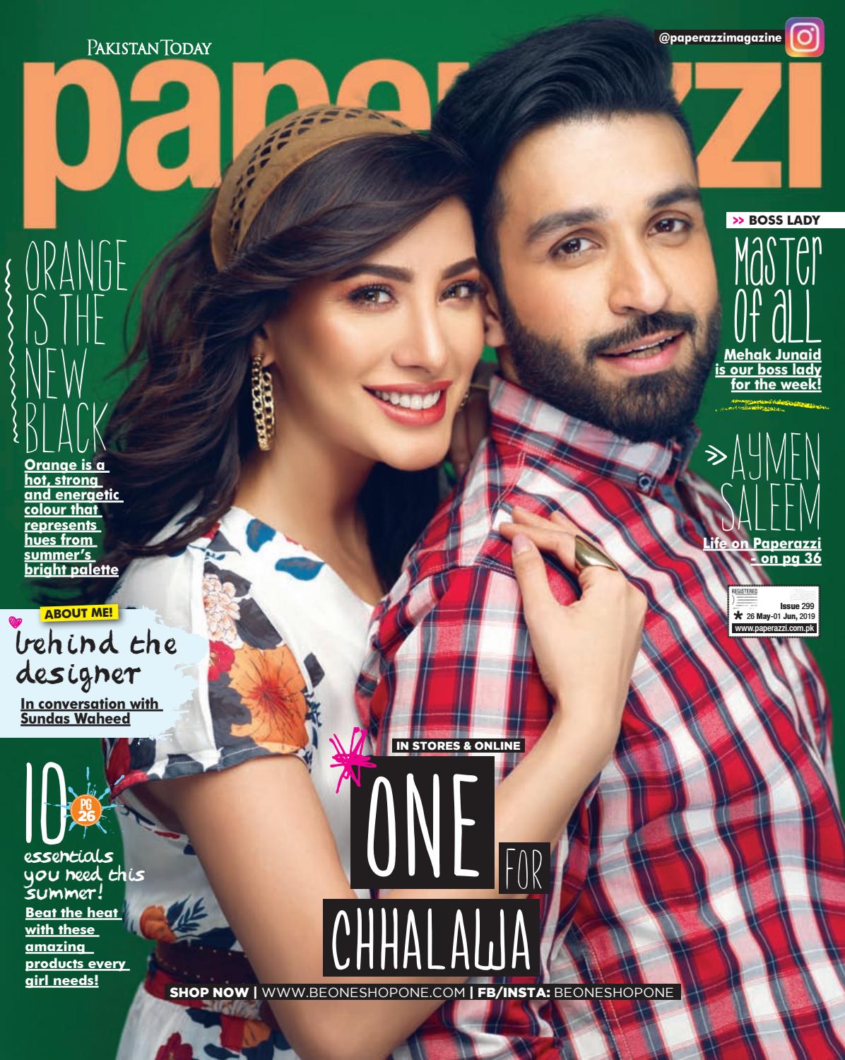 Pakistan Today Paperazzi Issue 299 May 26, 2019Cover - One by Pakistan ...