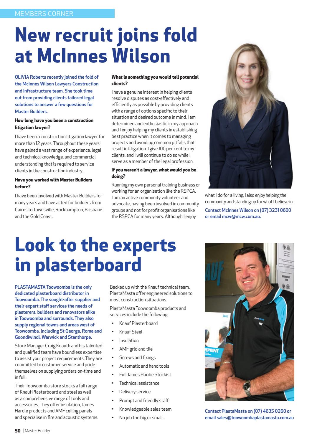 Master Builder magazine - April - June 2019 by Master Builders ...