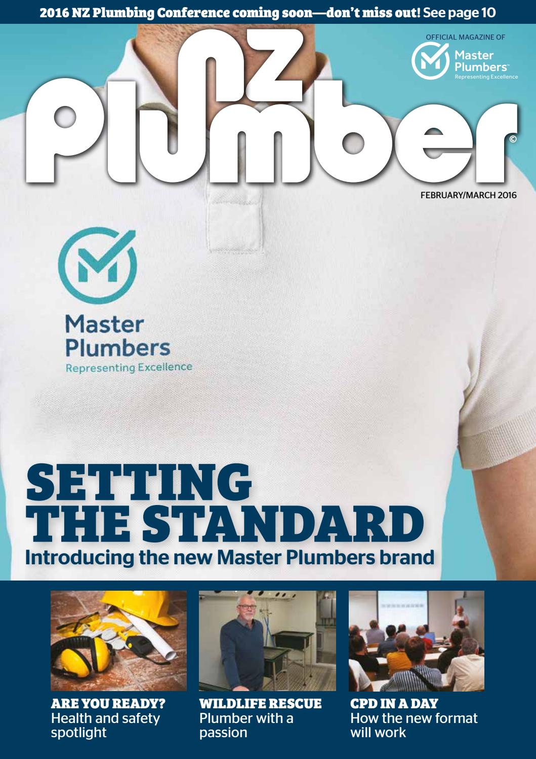 NZ Plumber February-March 2016 by NZ Plumber - Issuu