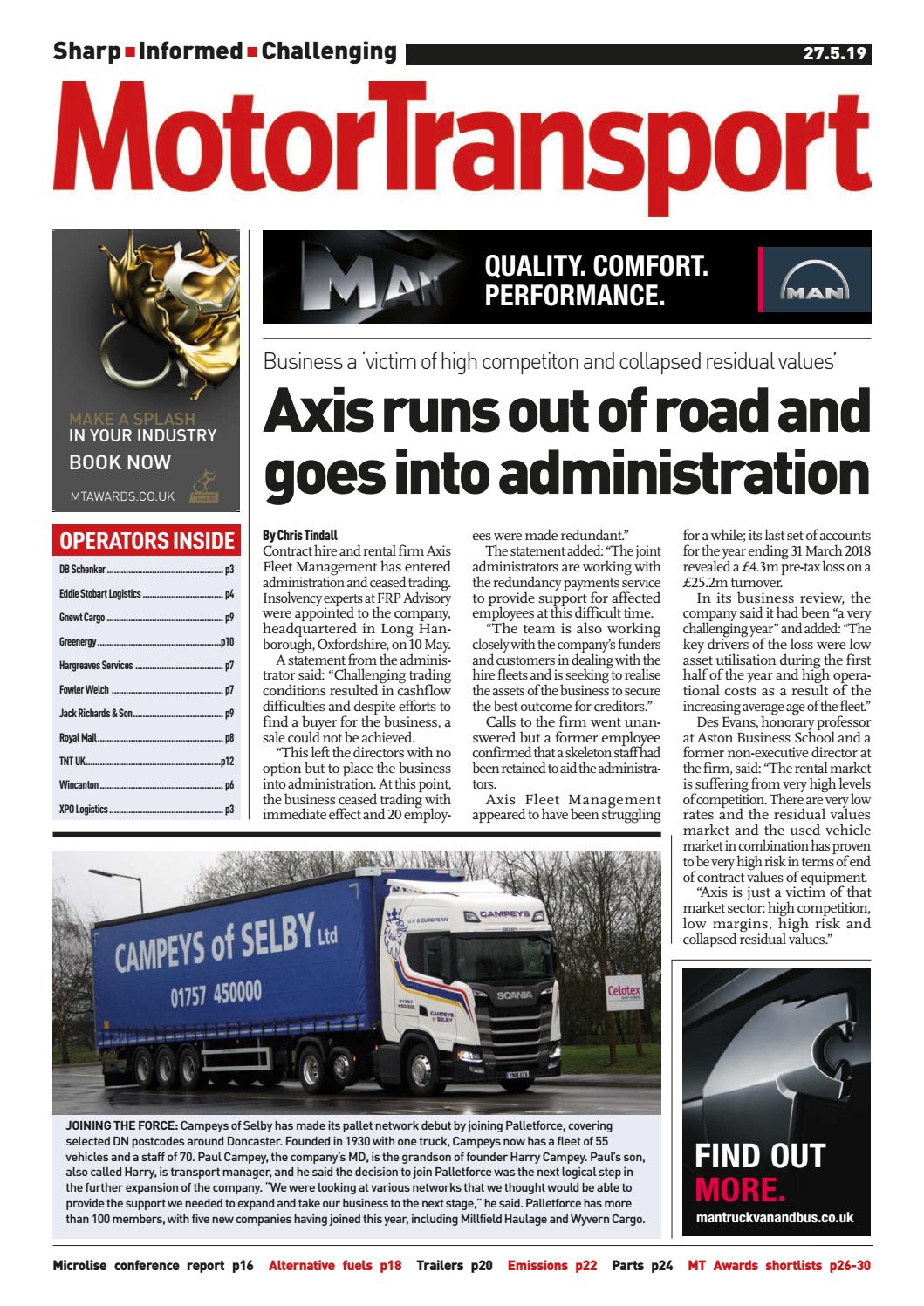 Motor Transport 27 May 2019 by Motor Transport - Issuu
