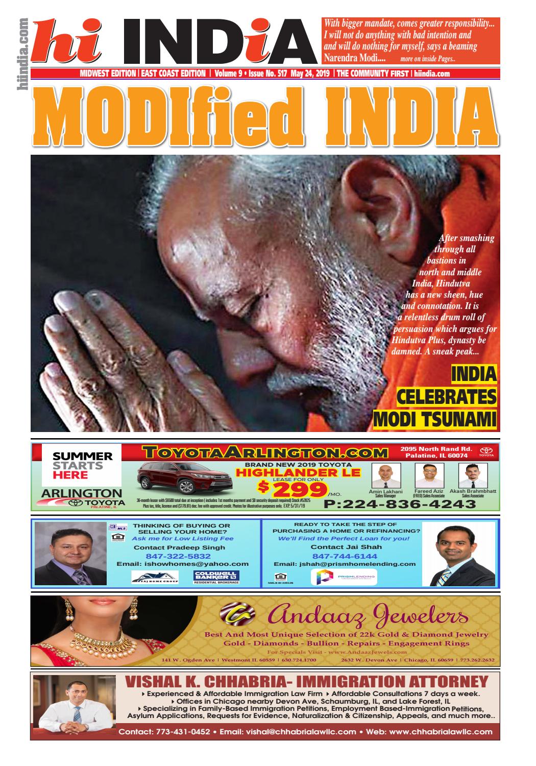 hi INDiA | May 24th 2019 by hi INDiA Weekly - Issuu