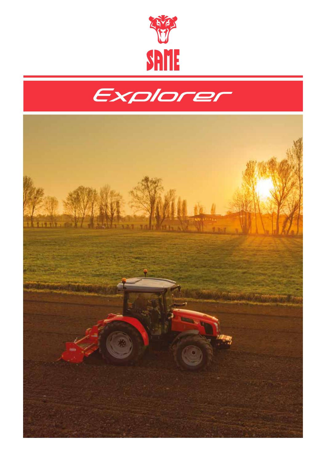 SAME Explorer MY2019_Brochure_Français by SAME - Tractors - Issuu