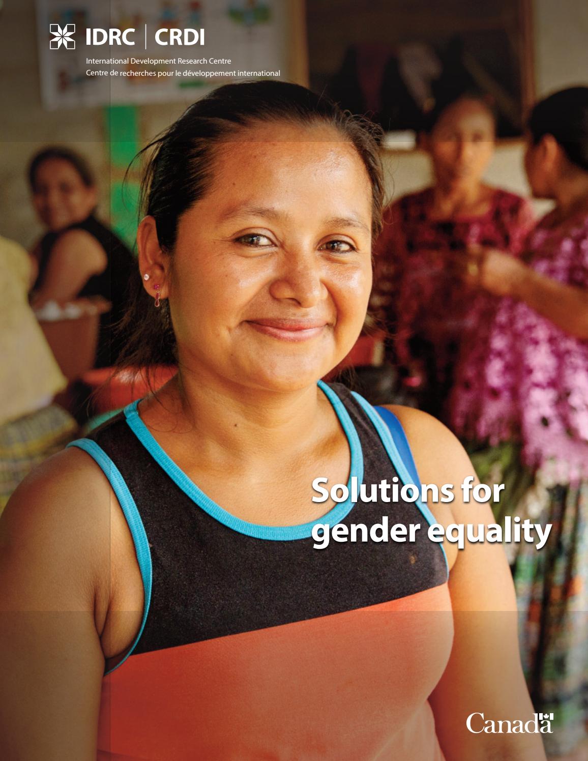 Solutions for Gender Equality by IDRC | CRDI - Issuu