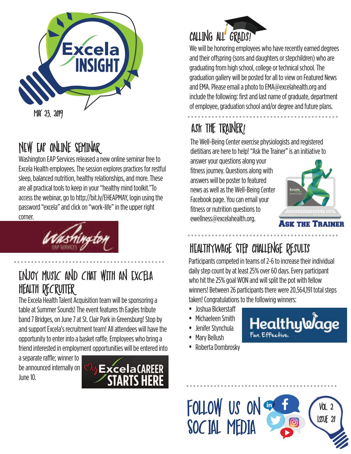 Excela Insight 5/23/19 by Independence Health System - Issuu
