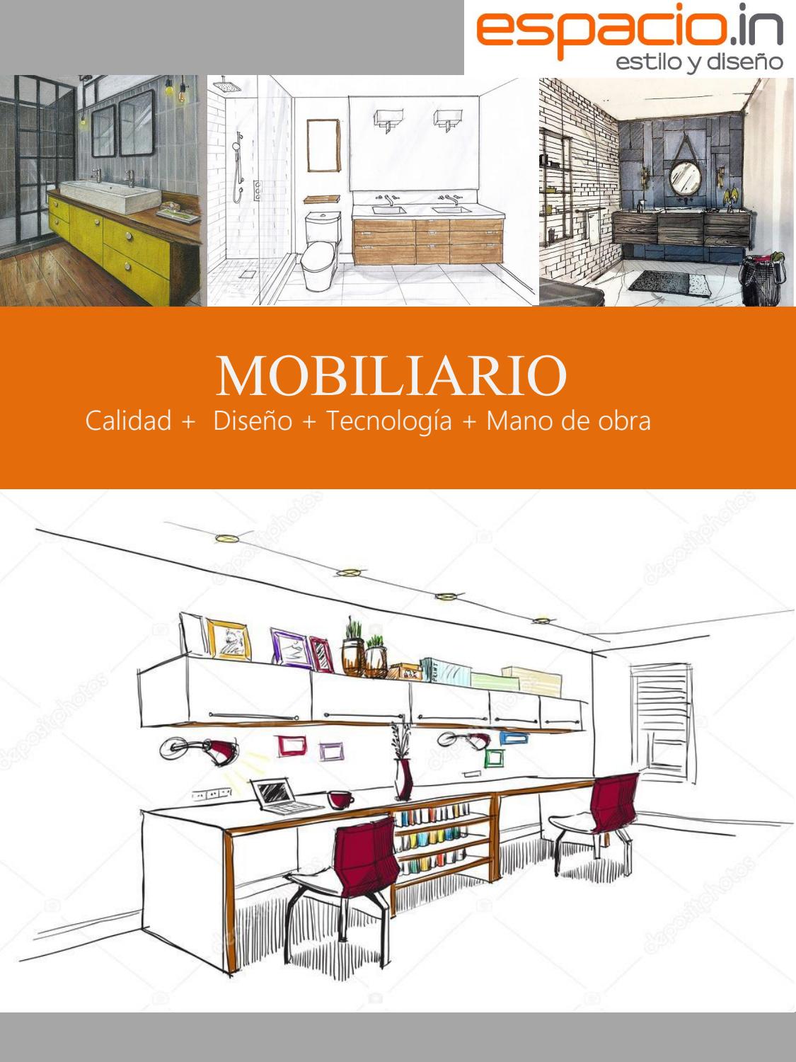Catálogo Mobiliario by espacio estilo y diseño - Issuu