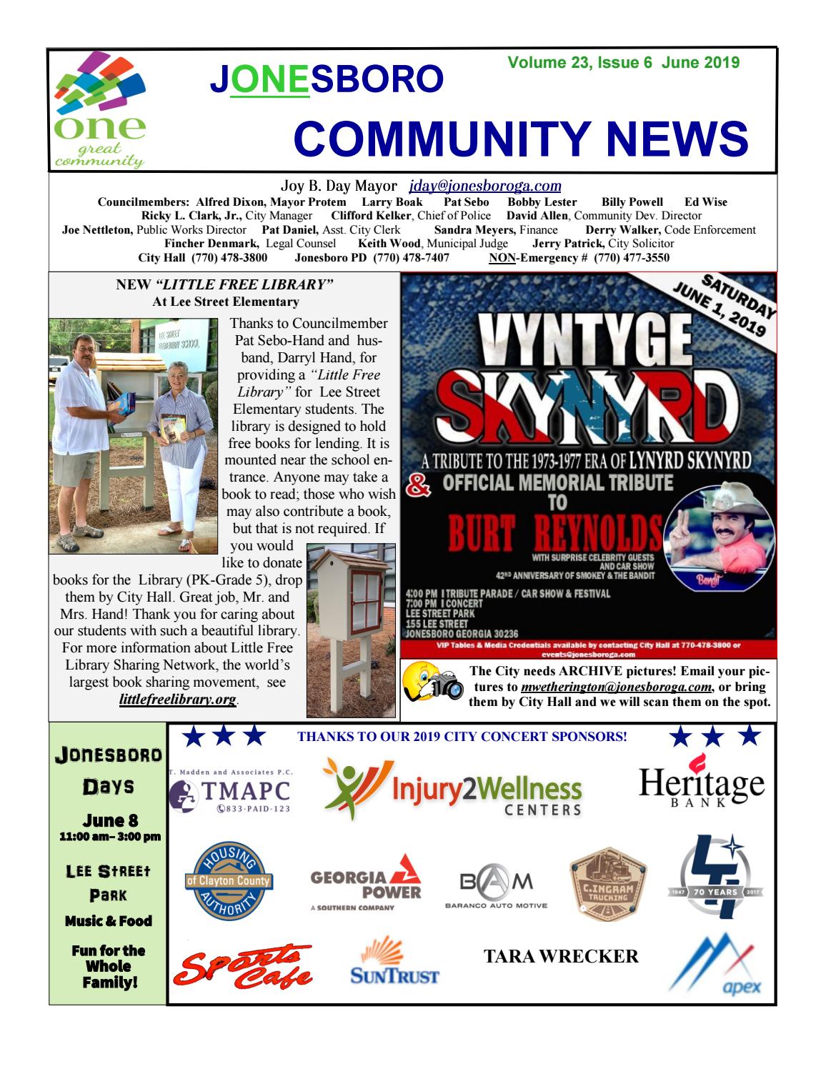 The Community Newsletter (Volume 23, Issue 6) by City of Jonesboro - Issuu