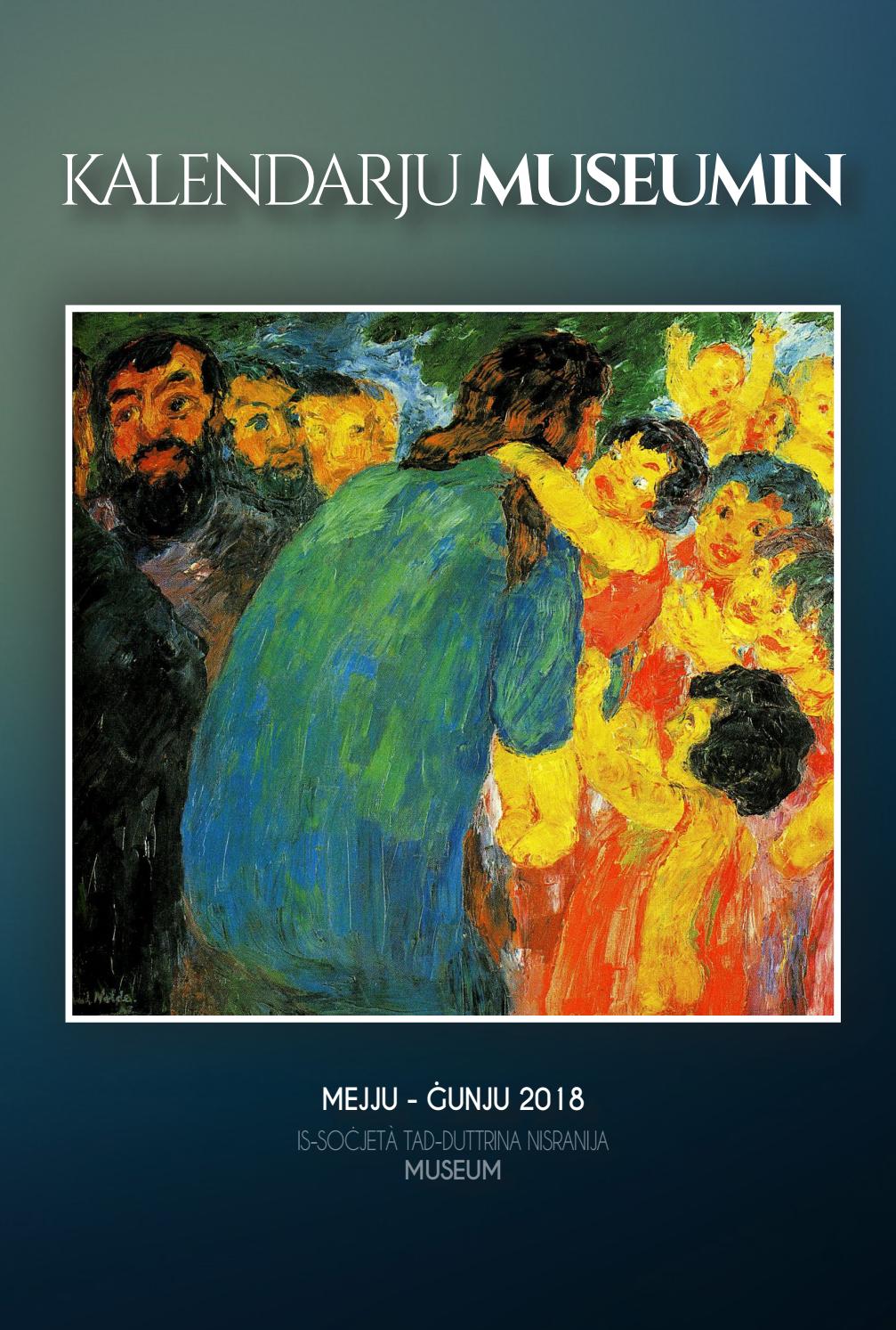 Kalendarju Museumin Mejju - Gunju 2018 by Preca Publications - Issuu