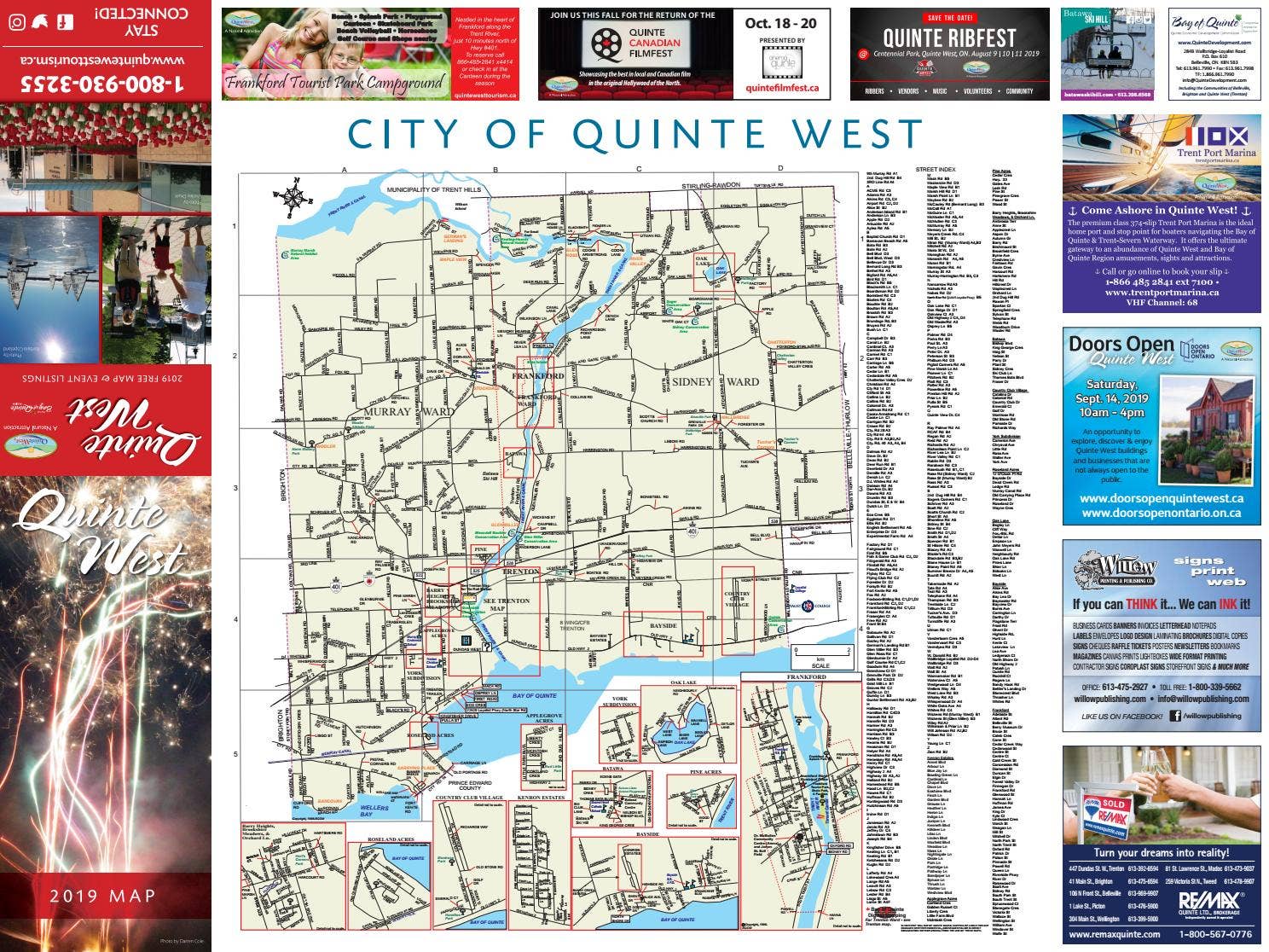 Quinte West 2019 - 2020 Map by Willow Publishing - Issuu