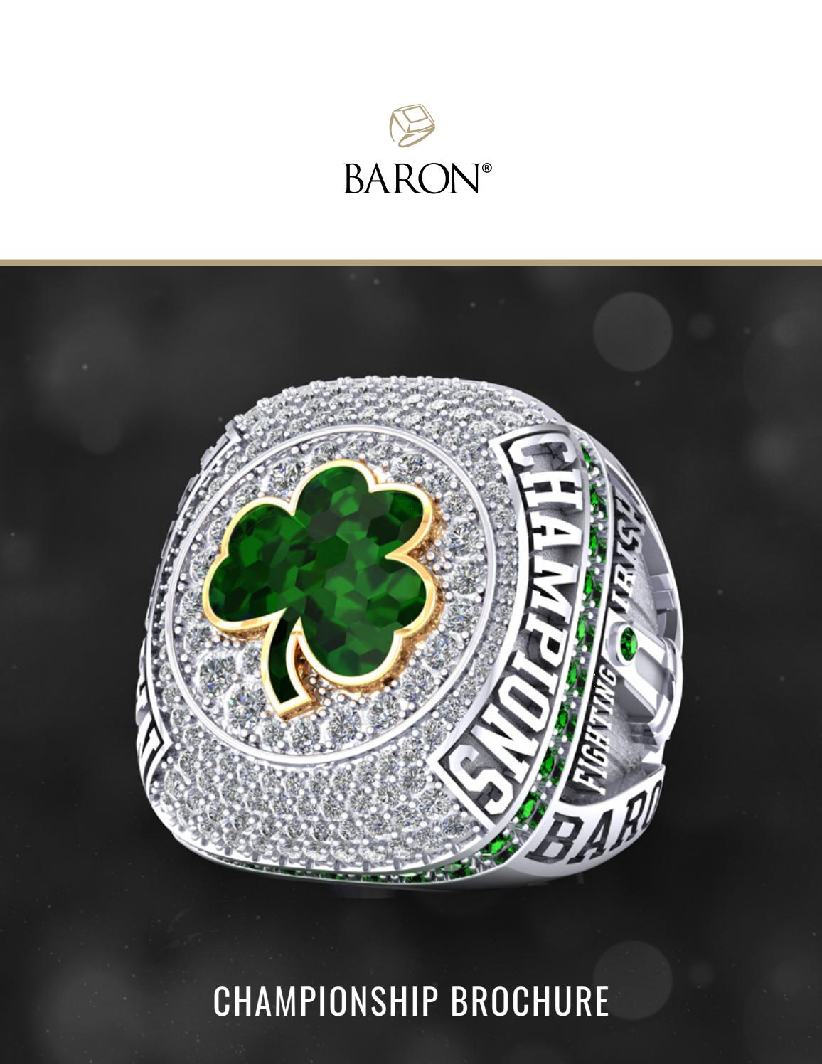 2019 Baron Championship Brochure by Baron Championship Rings - Issuu