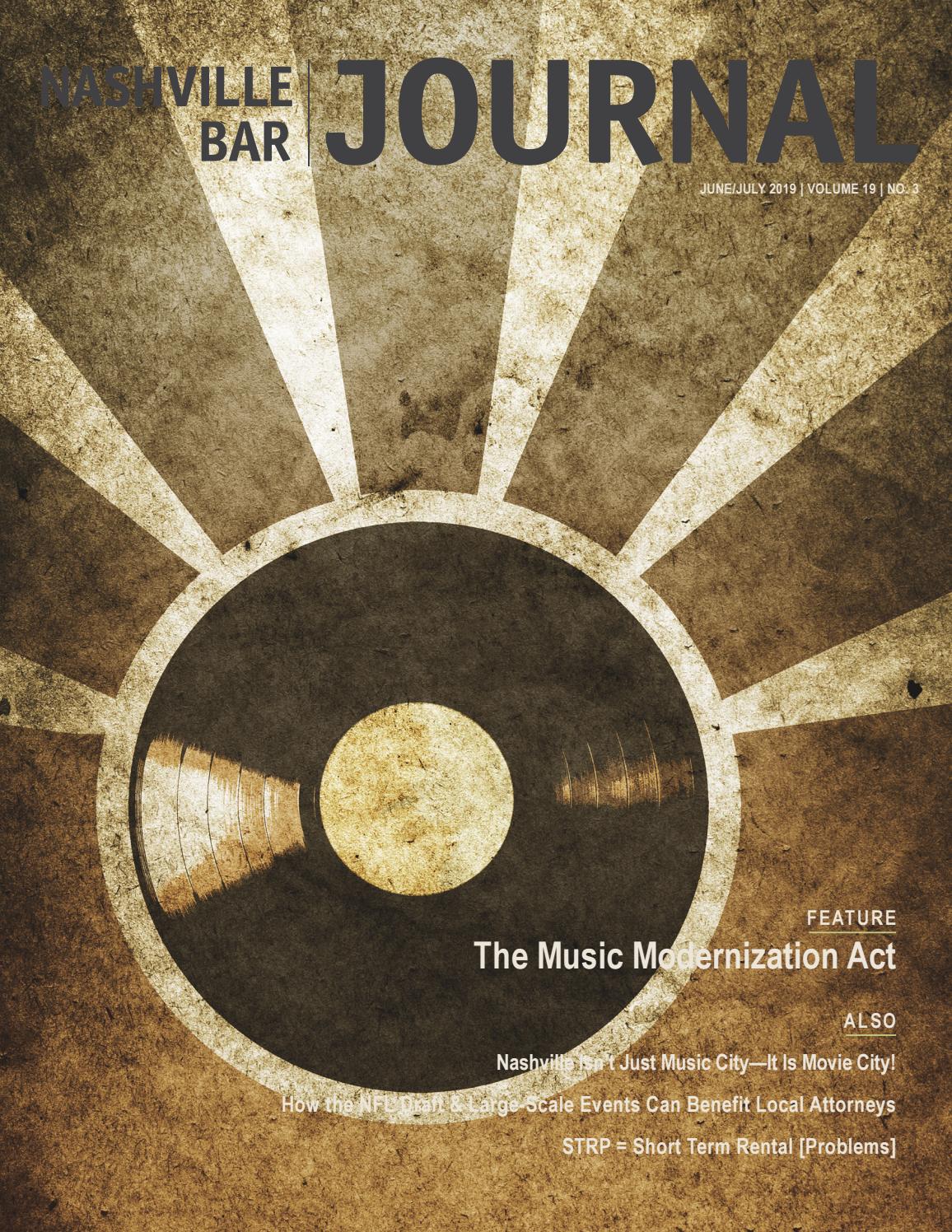 Nashville Bar Journal | June/July 2019 by Nashville Bar Association - Issuu