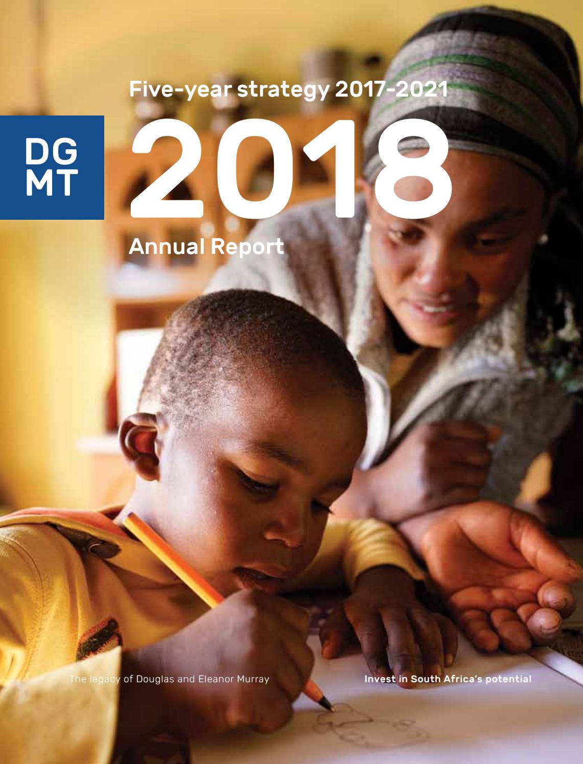 DGMT Annual Report 2018 by DG Murray Trust - Issuu