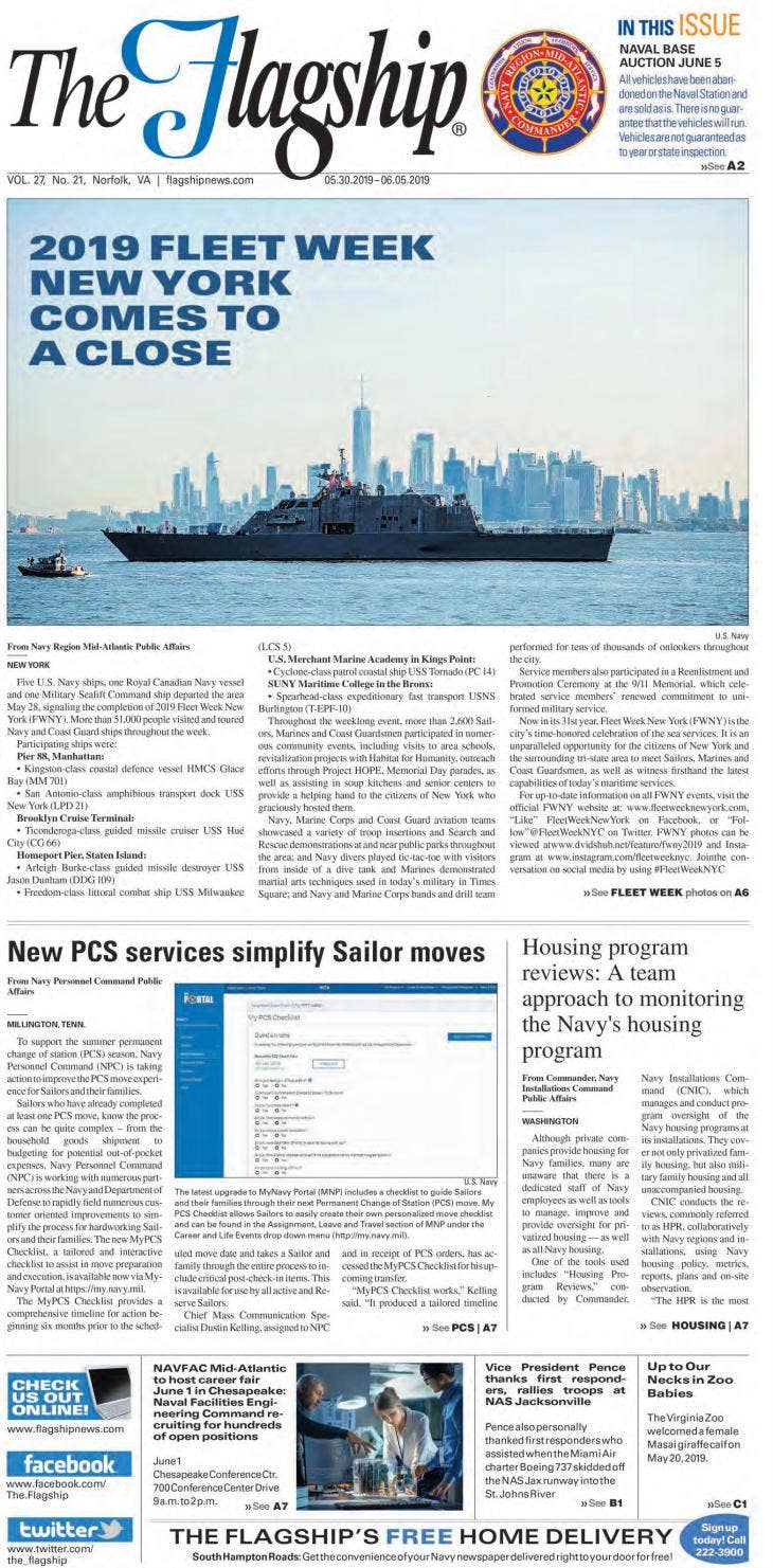 The Flagship 05.30.19 by Military News - Issuu
