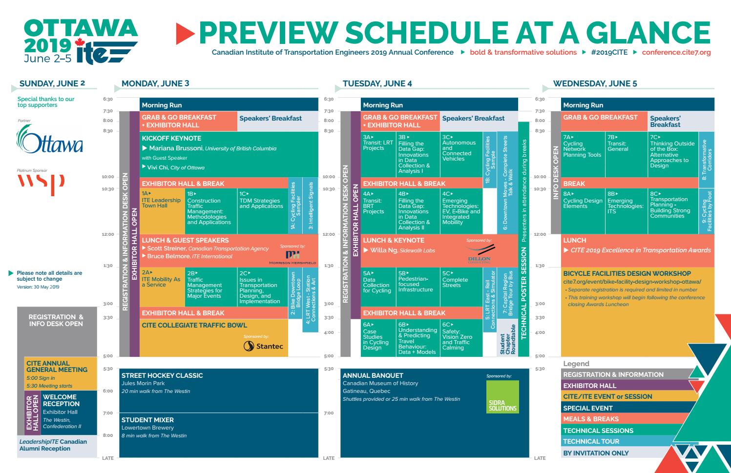 CITE 2019 Preview Schedule by ITE Canada - Issuu