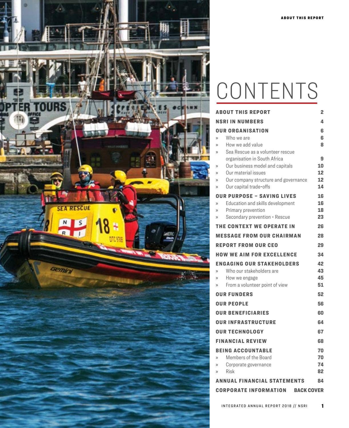 NSRI Integrated Report 2018 by The Publishing Partnership - Issuu