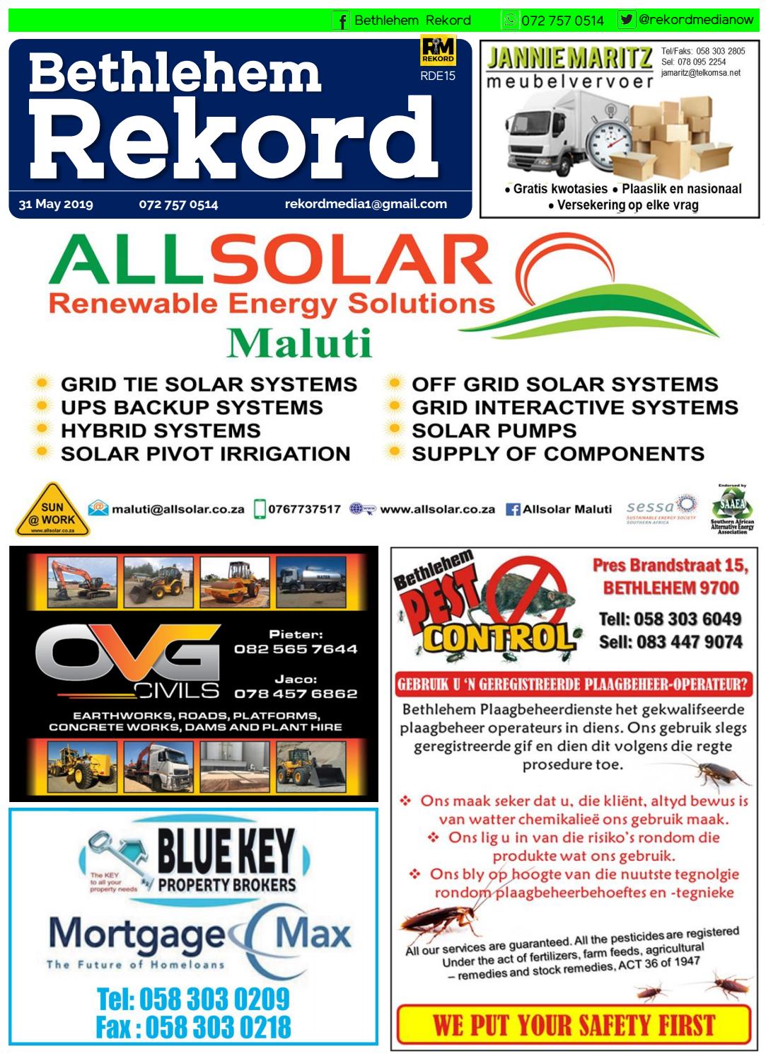 BETHLEHEM REKORD by Veldbrand Dihlabeng - Issuu