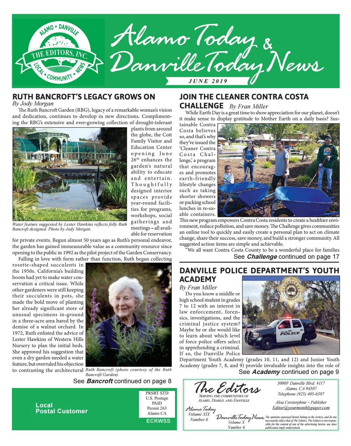 2019 JUNE ~ Alamo Today & Danville Today News by The Editors, Inc - Issuu