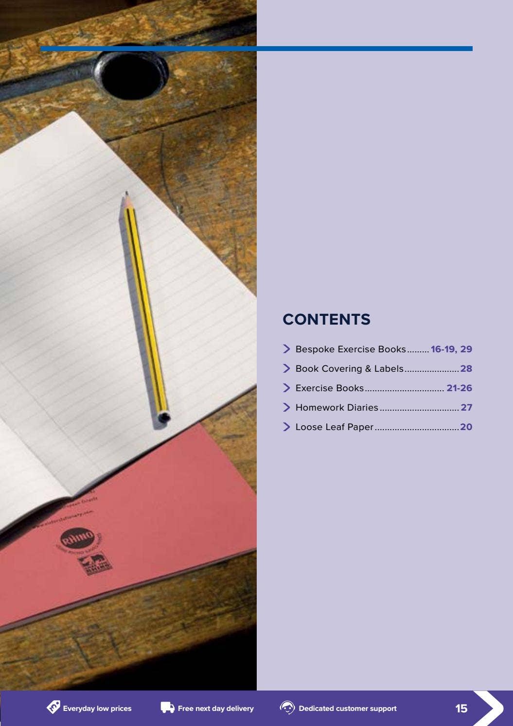 KCS Catalogue 2019/20 - Exercise Books by Procurement Services - Issuu