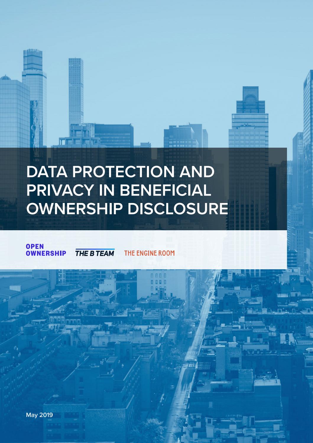 Data Protection and Privacy in Beneficial Ownership Disclosure by The B ...