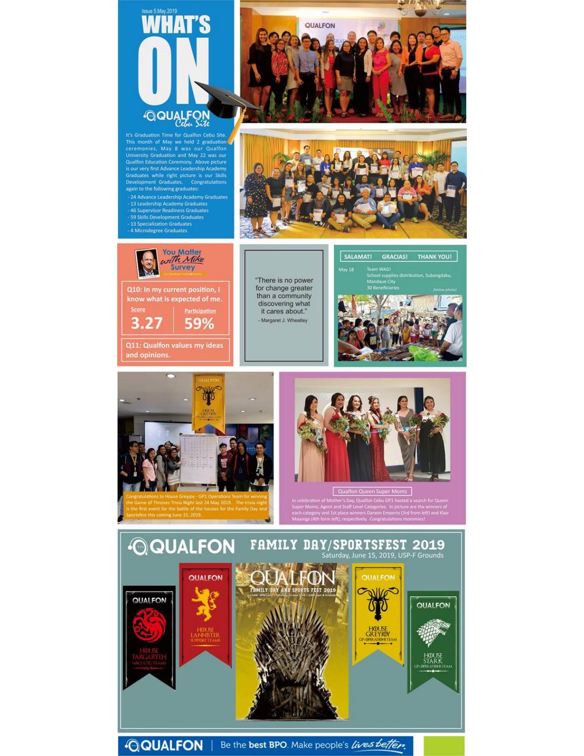 Cebu Newsletter May 2019 by Qualfon Corporation - Issuu