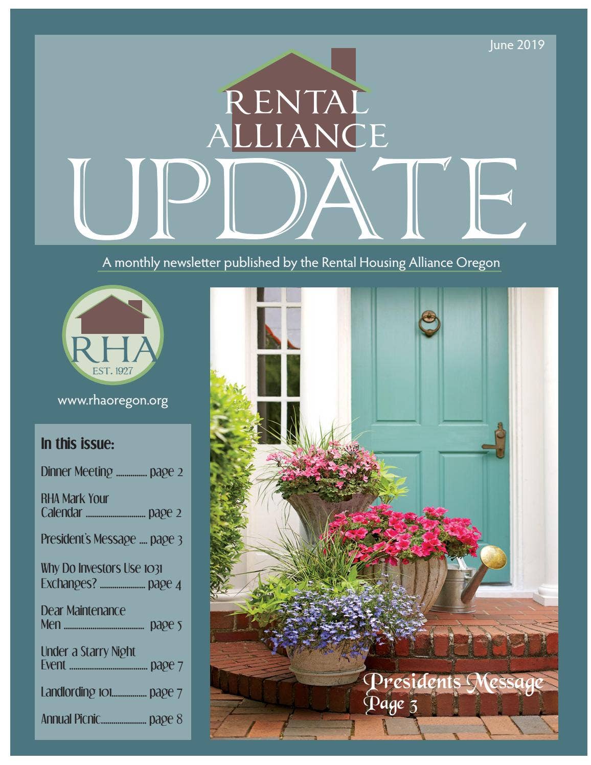 JUNE 2019 RHA UPDATE NEWSLETTER by Cari Pierce - Issuu