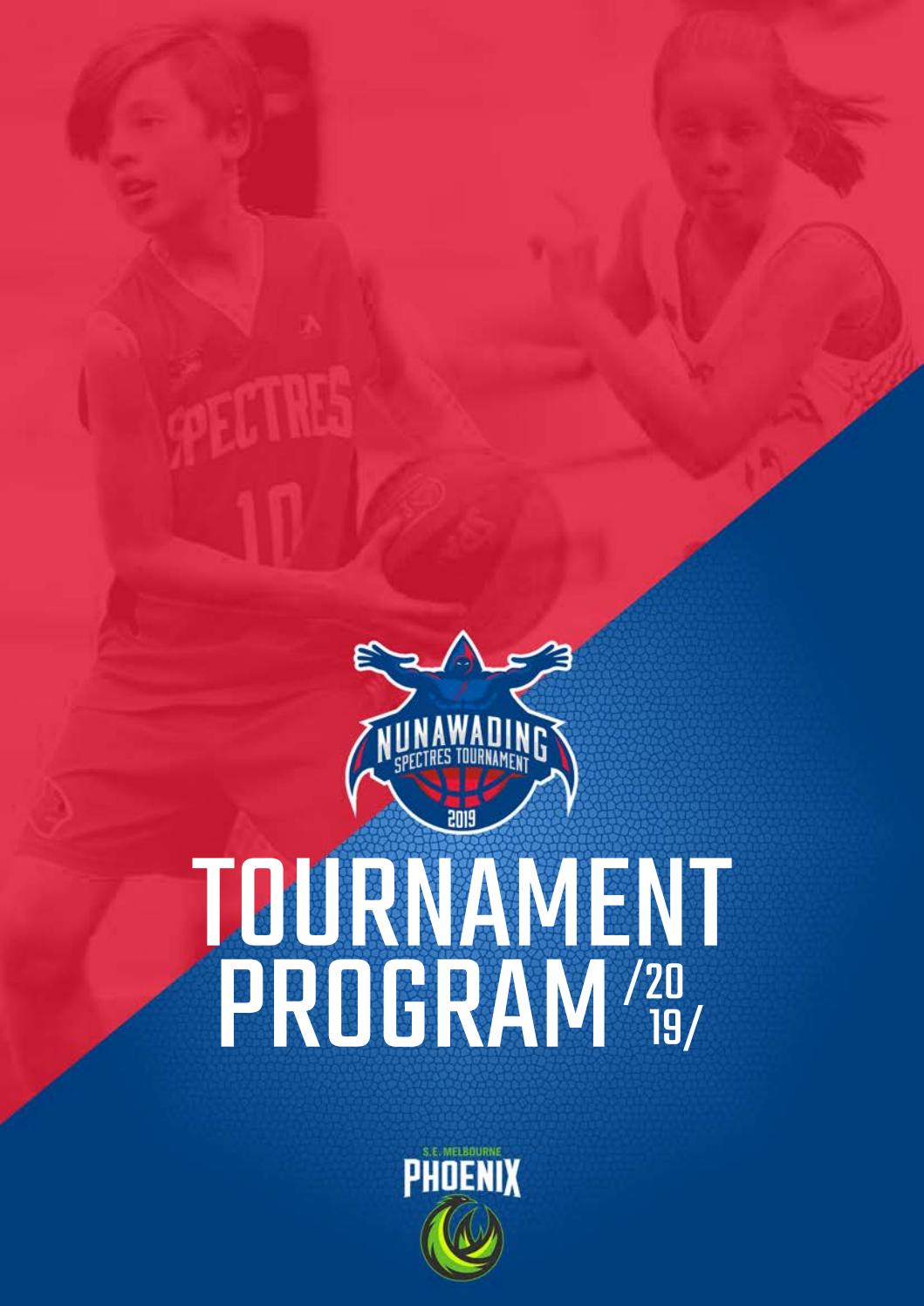 Nunawading Spectres Tournament 2019 by Nunawading Basketball - Issuu