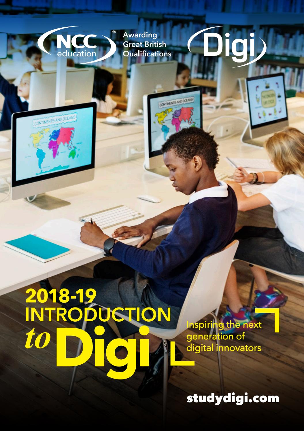 Digi for Schools brochure 2018 - 2019 by NCC Education - Issuu