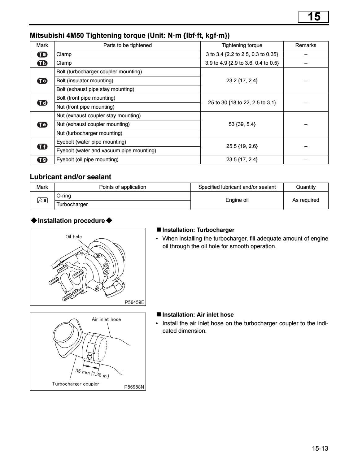 Mitsubishi 4M50 Engine Workshop Manual free download by engineparts2 ...