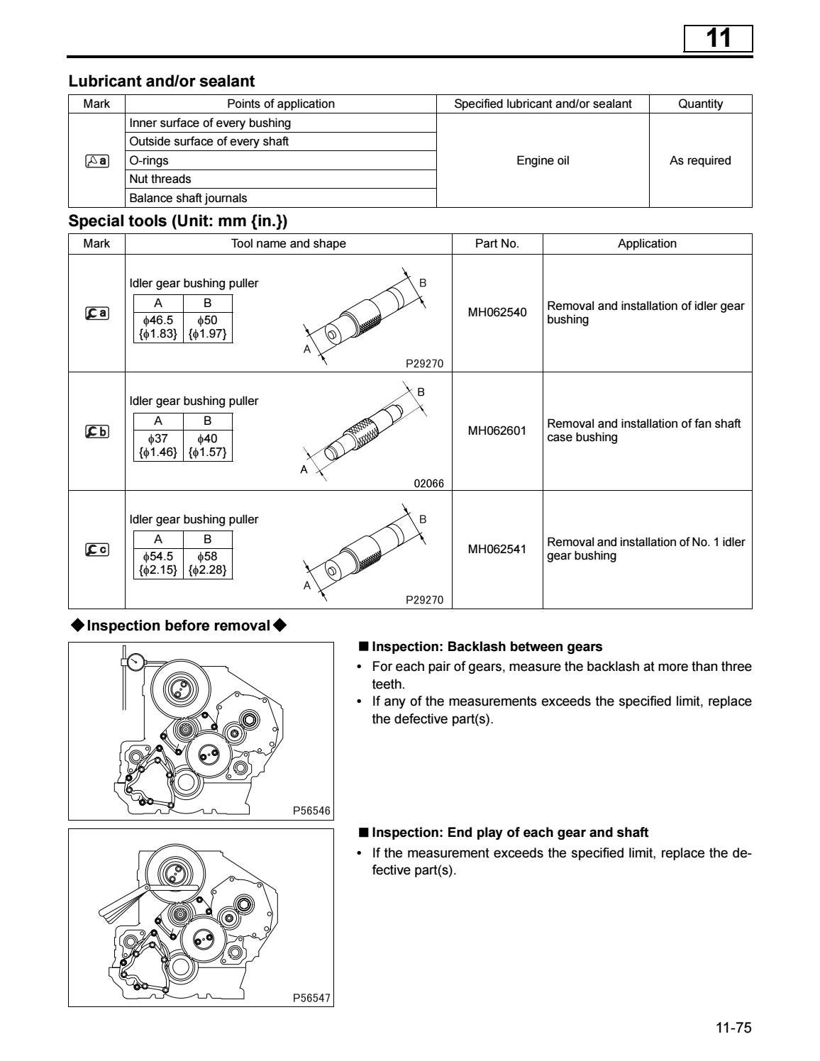 Mitsubishi 4M50 Engine Workshop Manual free download by engineparts2 ...